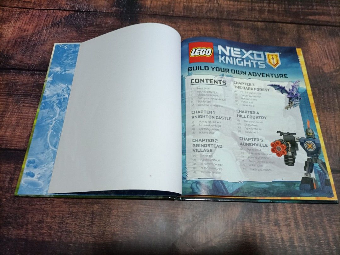 DK books Lego Nexo Knights Build your own adventure collectible book ...