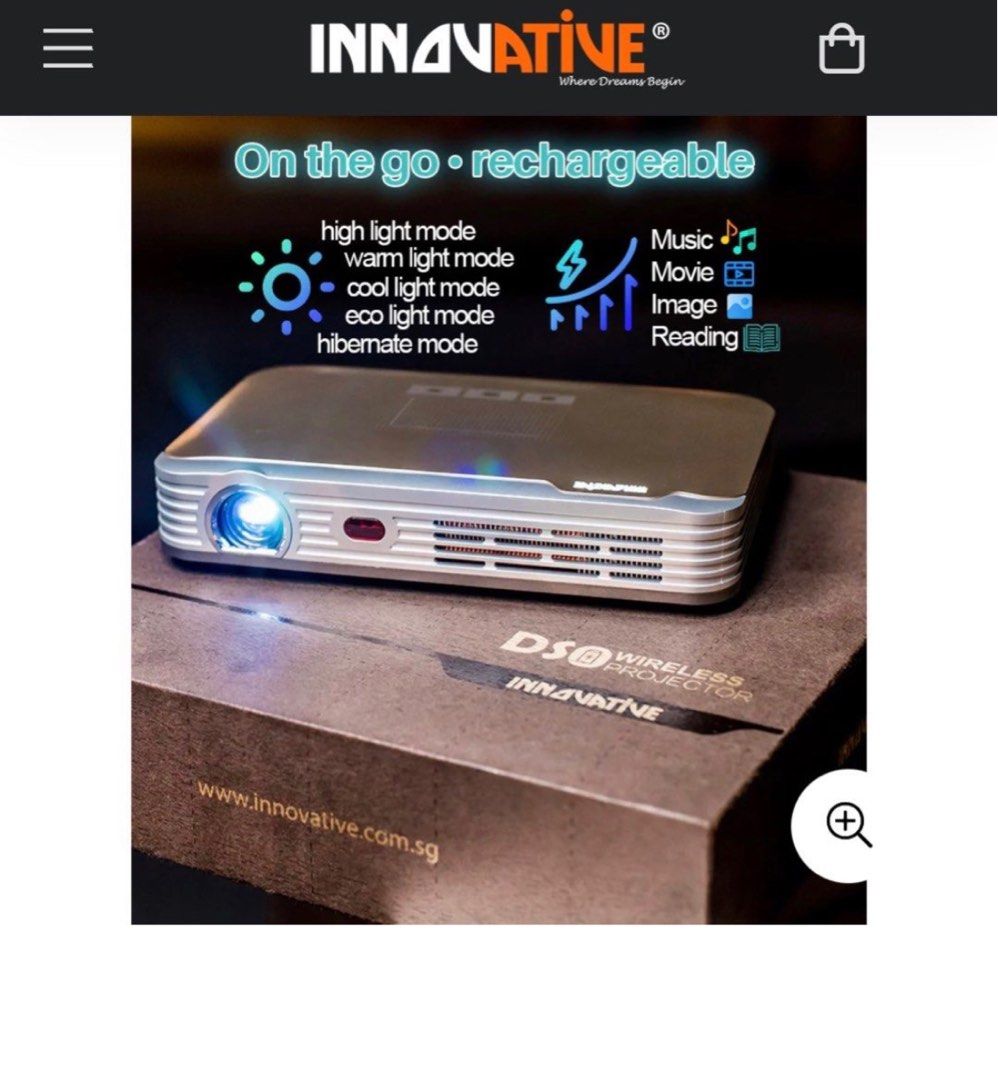 DS8 Smart Projector, Computers & Tech, Office & Business Technology on ...