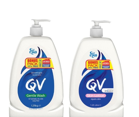 EGO QV Skin Lotion / Gentle Wash 1.25L, Beauty & Personal Care, Bath & Body, Body Care on Carousell
