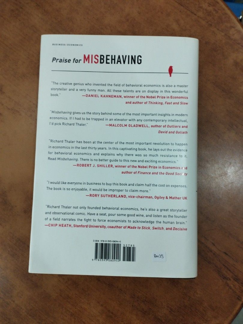 (ENG) Misbehaving : The Making Of Behavioral Economics, Hobbies & Toys, Books & Magazines ...