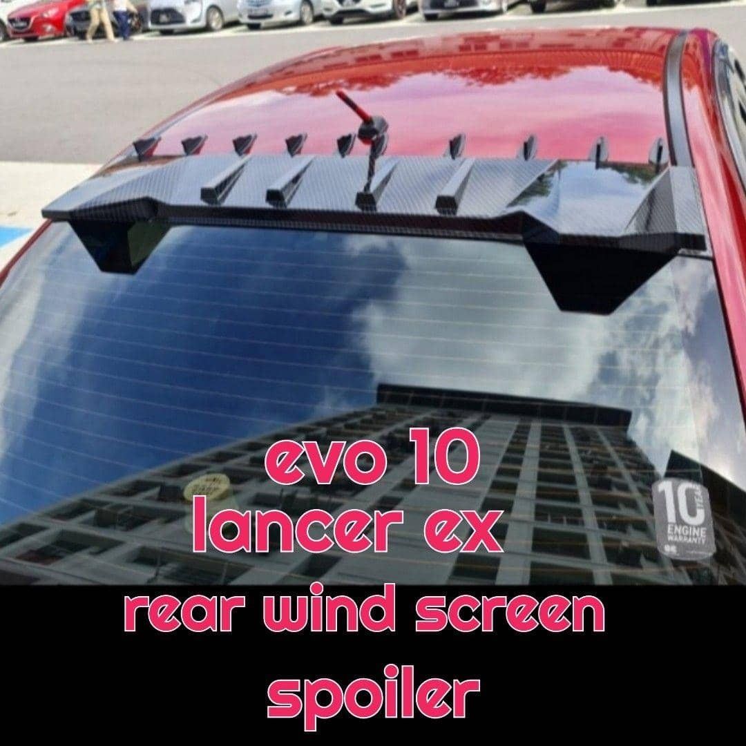 EVO X LANCER INSPIRA REAR WINDSCREEN SPOILER, Auto Accessories on Carousell
