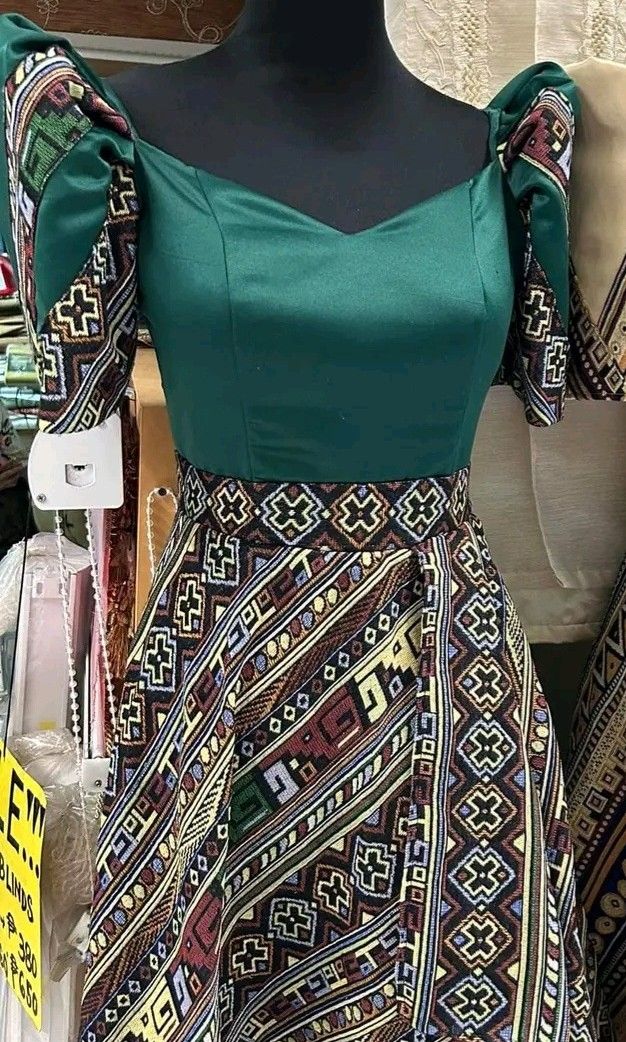 Filipiniana ethnic or tribal style, Women's Fashion, Dresses & Sets ...