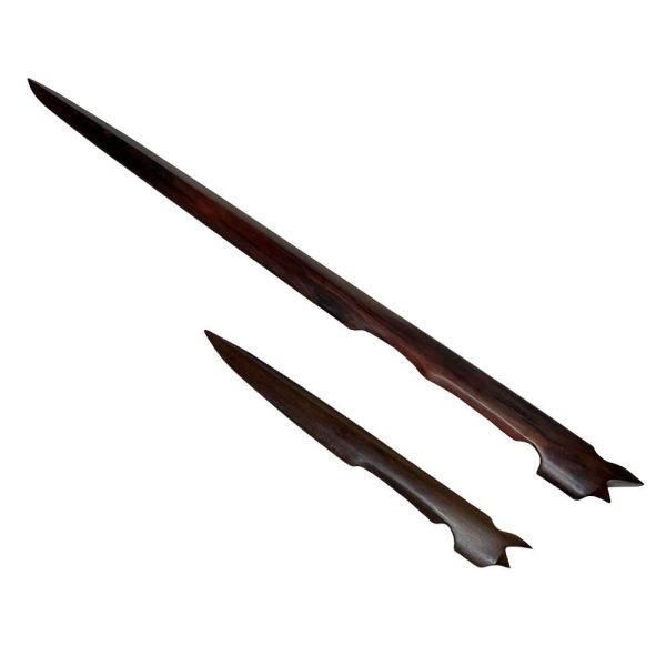 Filipino Martial Arts Wood Sword And Dagger Set Espada Y Daga Sports
