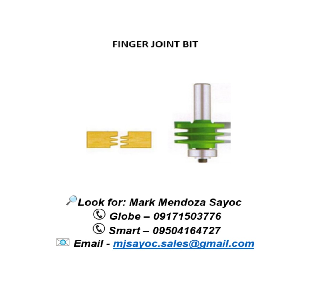 FINGER JOINT BIT, Commercial & Industrial, Construction Tools ...