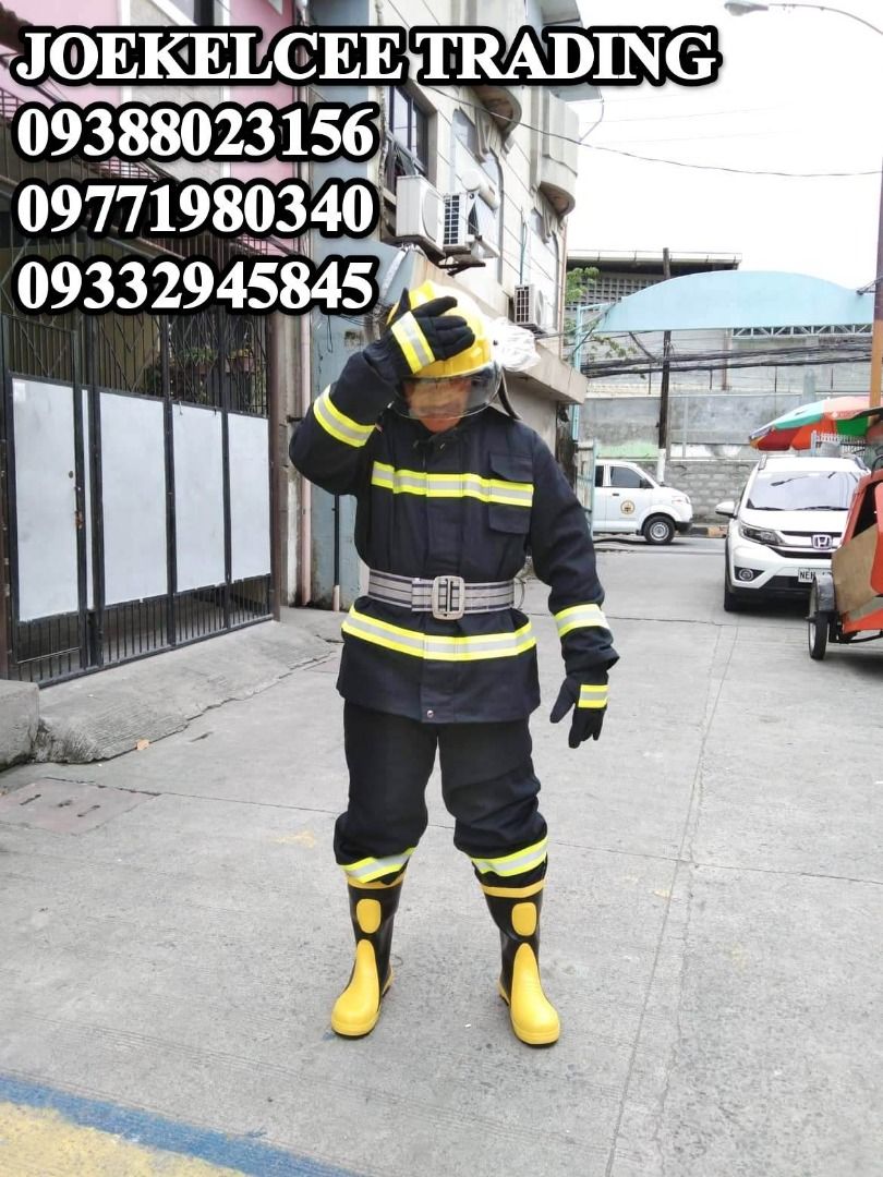 FIREMAN SUIT SET, Men's Fashion, Coats, Jackets and Outerwear on Carousell