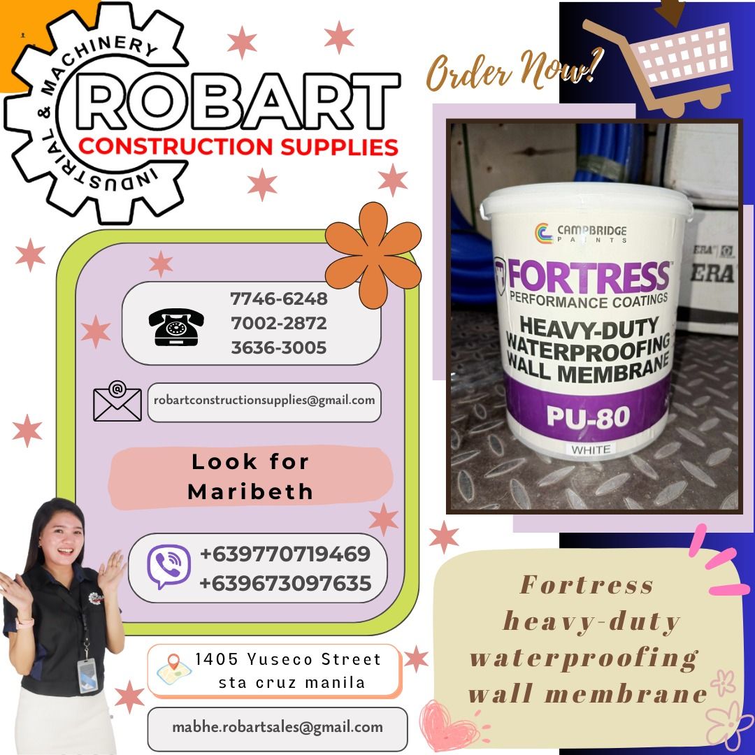 Fortress heavy-duty waterproofing wall membrane, Commercial ...