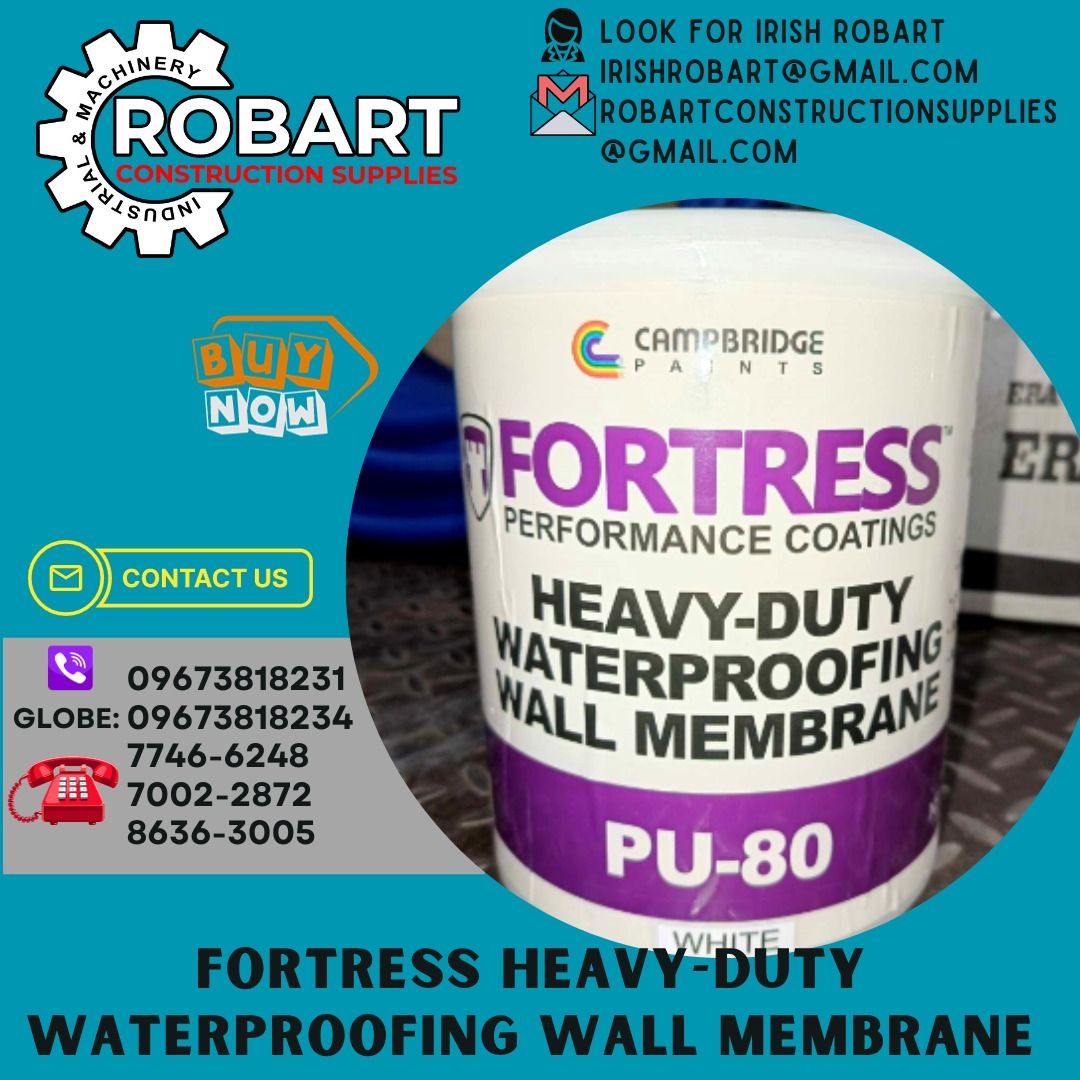 Fortress heavy-duty waterproofing wall membrane, Commercial ...