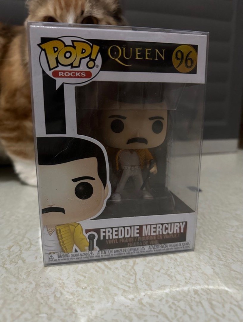 Freddie Mercury Funko Pop, Hobbies & Toys, Toys & Games on Carousell