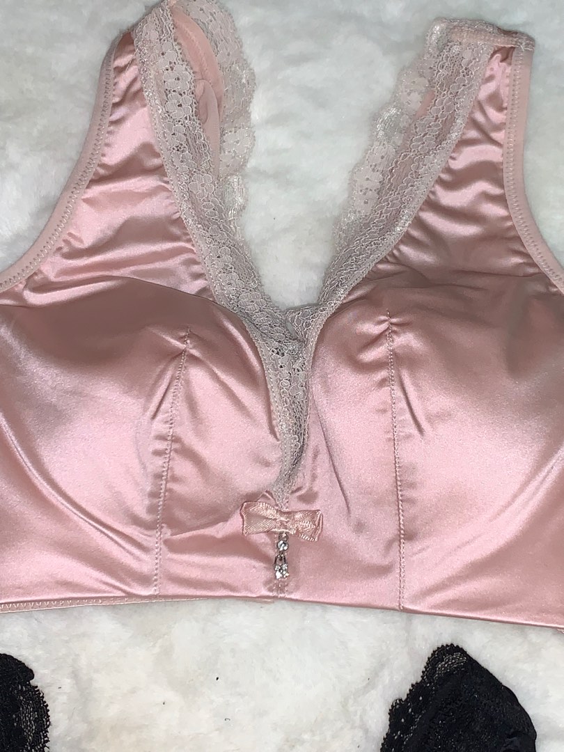 Free shipping! Luxurious premium Japan brand silk satin Barbie pink ...