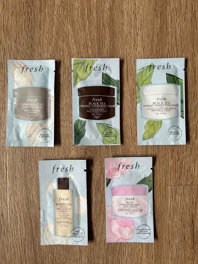 Fresh samples, Beauty & Personal Care, Face, Face Care on Carousell