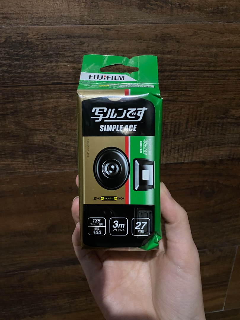 Fujifilm Simple Ace disposable camera, Photography, Cameras on Carousell