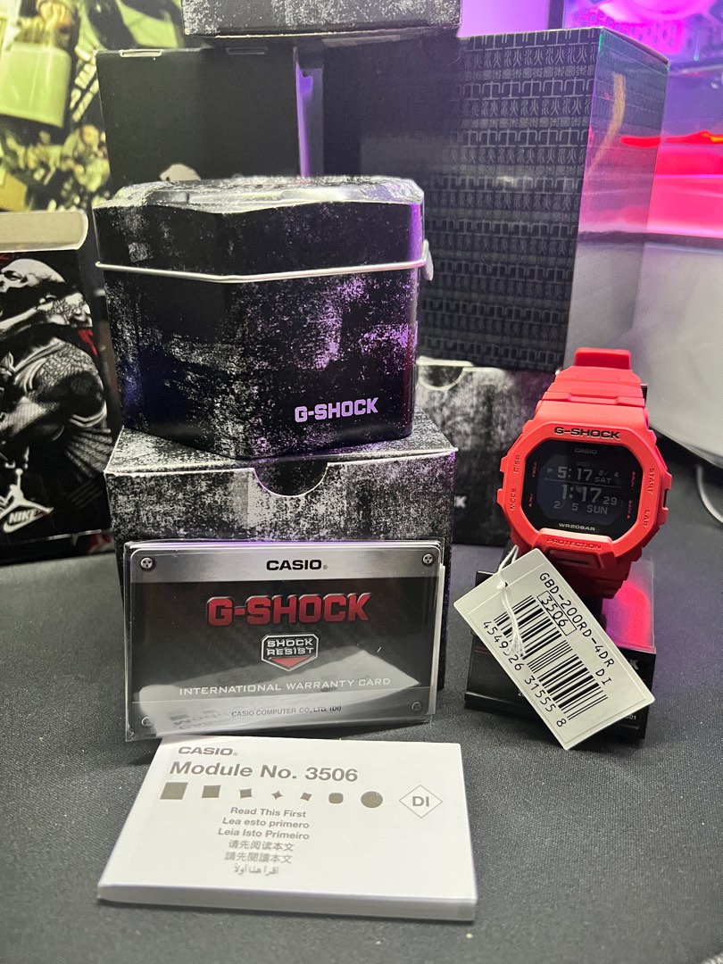 GBD200-RDR merah, Men's Fashion, Watches & Accessories, Watches on ...