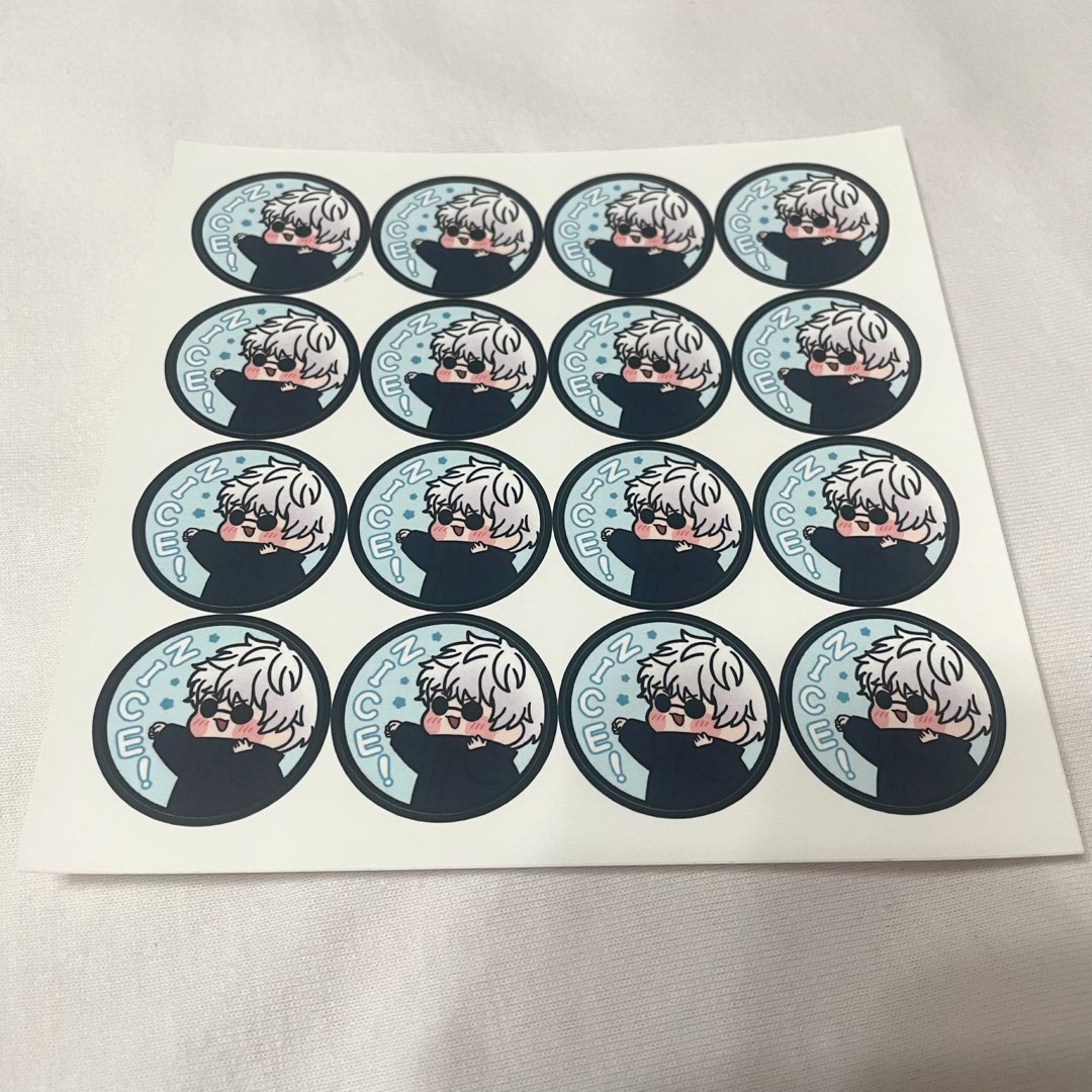 gojo satoru circle fanart doujin stickers (jujutsu kaisen jjk), Hobbies ...
