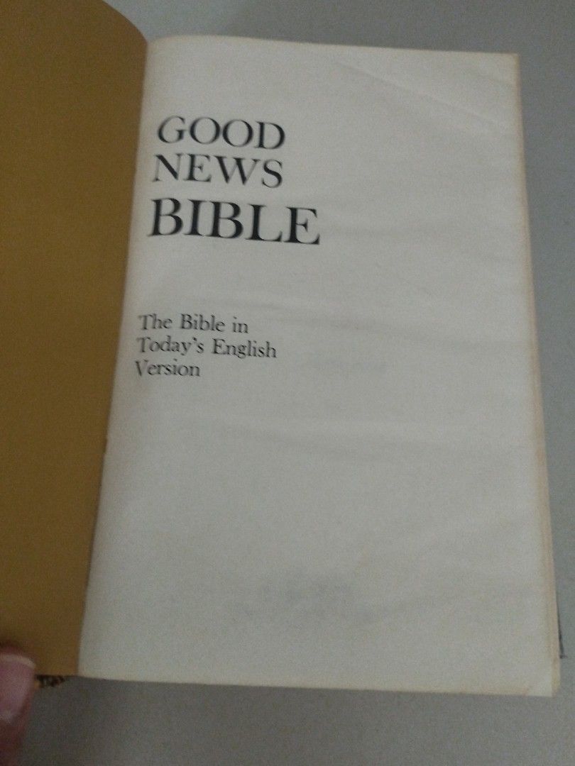 Good News Bible, Hobbies & Toys, Books & Magazines, Religion Books on ...