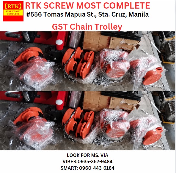 GST Chain Trolley, Commercial & Industrial, Construction Tools ...