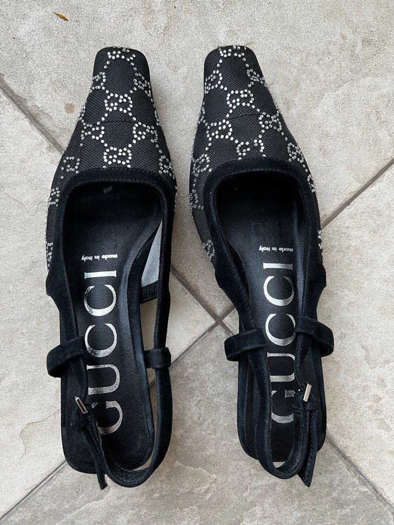 Gucci kitten heel, Luxury, Sneakers & Footwear on Carousell