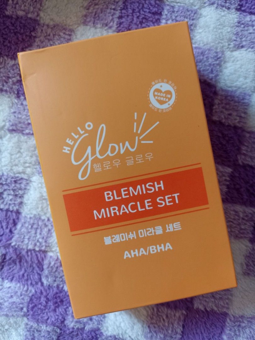 Hello Glow Blemish Miracle Set, Beauty & Personal Care, Face, Face Care ...