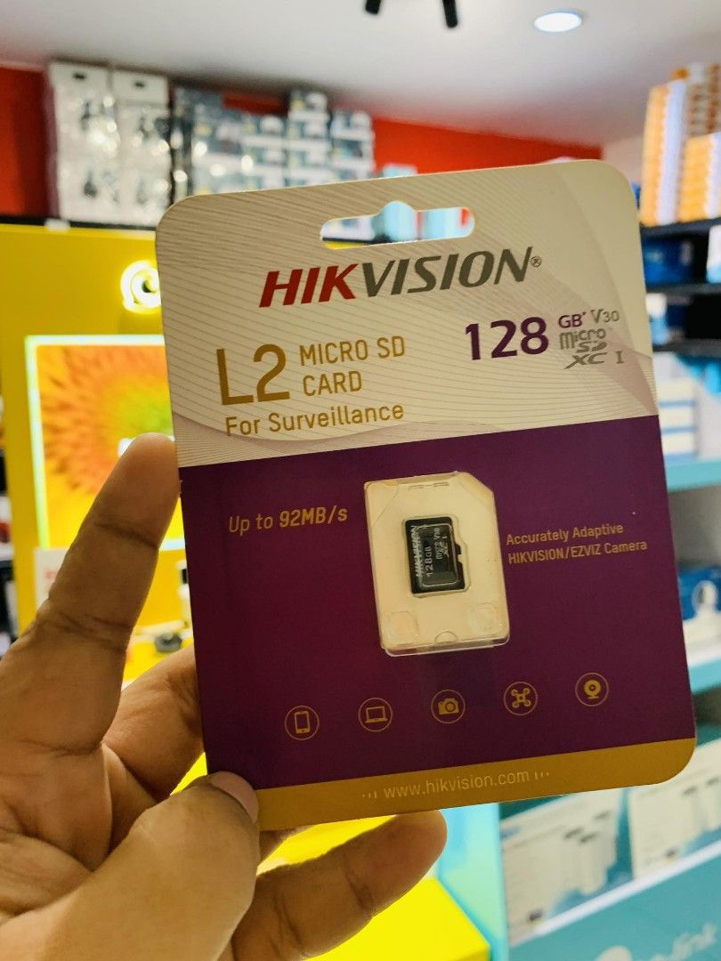 HIKVISION 128GB L2 MicroSD Card For Surveillance Class 10 HS-TF-L2/128G, Mobile Phones & Gadgets ...