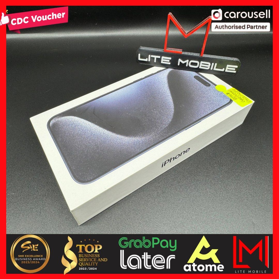 (HK-Dual Sim) iPhone 15 Pro Max 256GB Blur Titanium, Mobile Phones & Gadgets, Mobile Phones ...