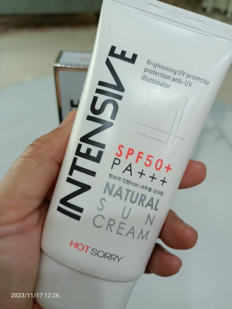 HOT SORRY SUNCREAM 70ML, Beauty & Personal Care, Face, Face Care on ...