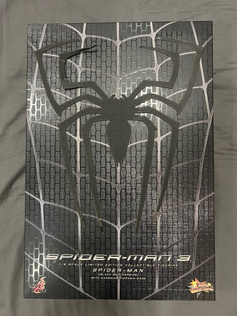 Hot Toys MMS 165 Spider-Man 3 : 1/6th scale Spider-Man (Black Suit ...