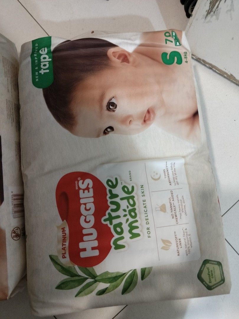 Huggies premium diapers nature made, Babies & Kids, Bathing & Changing ...