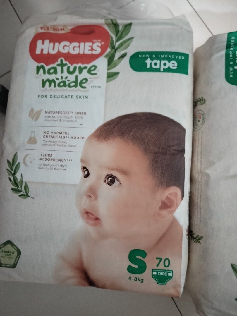 Huggies premium diapers nature made, Babies & Kids, Bathing & Changing ...