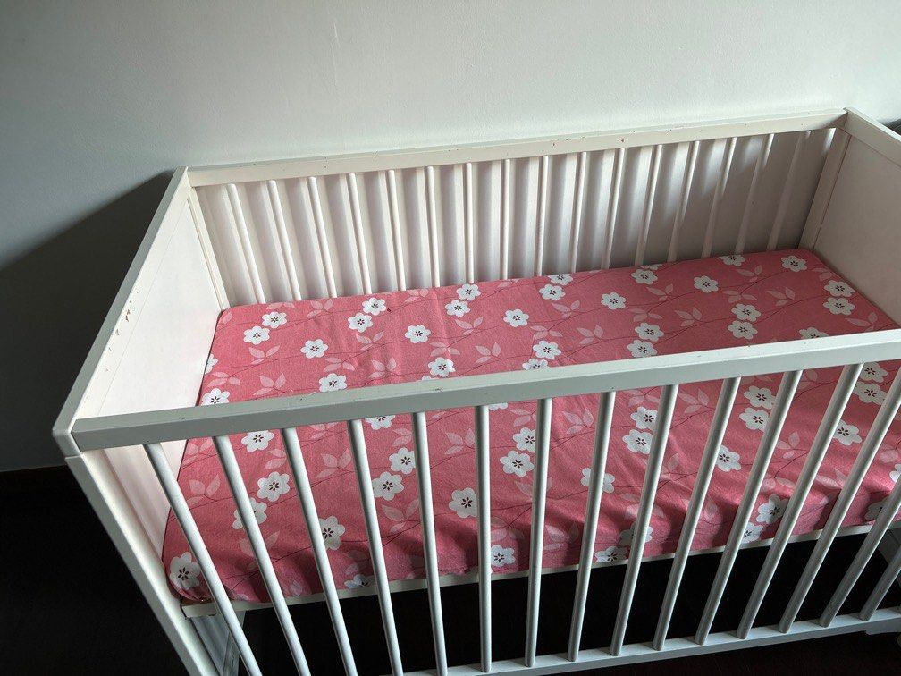 Free IKEA baby cot, Babies & Kids, Baby Nursery & Kids Furniture, Cots ...