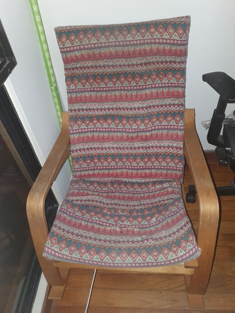 IKEA Poang Rocking chair, Furniture & Home Living, Furniture, Chairs on ...