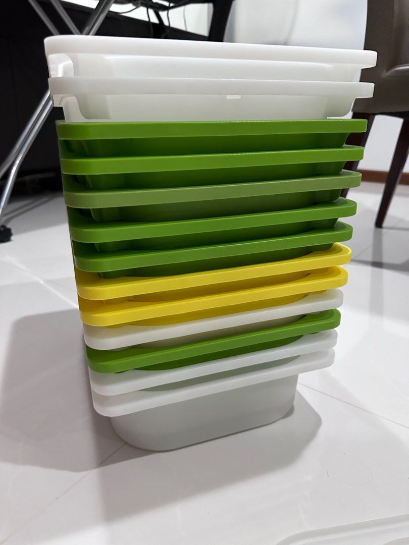 IKEA Trofast Storage bins with covers, Furniture & Home Living, Home ...