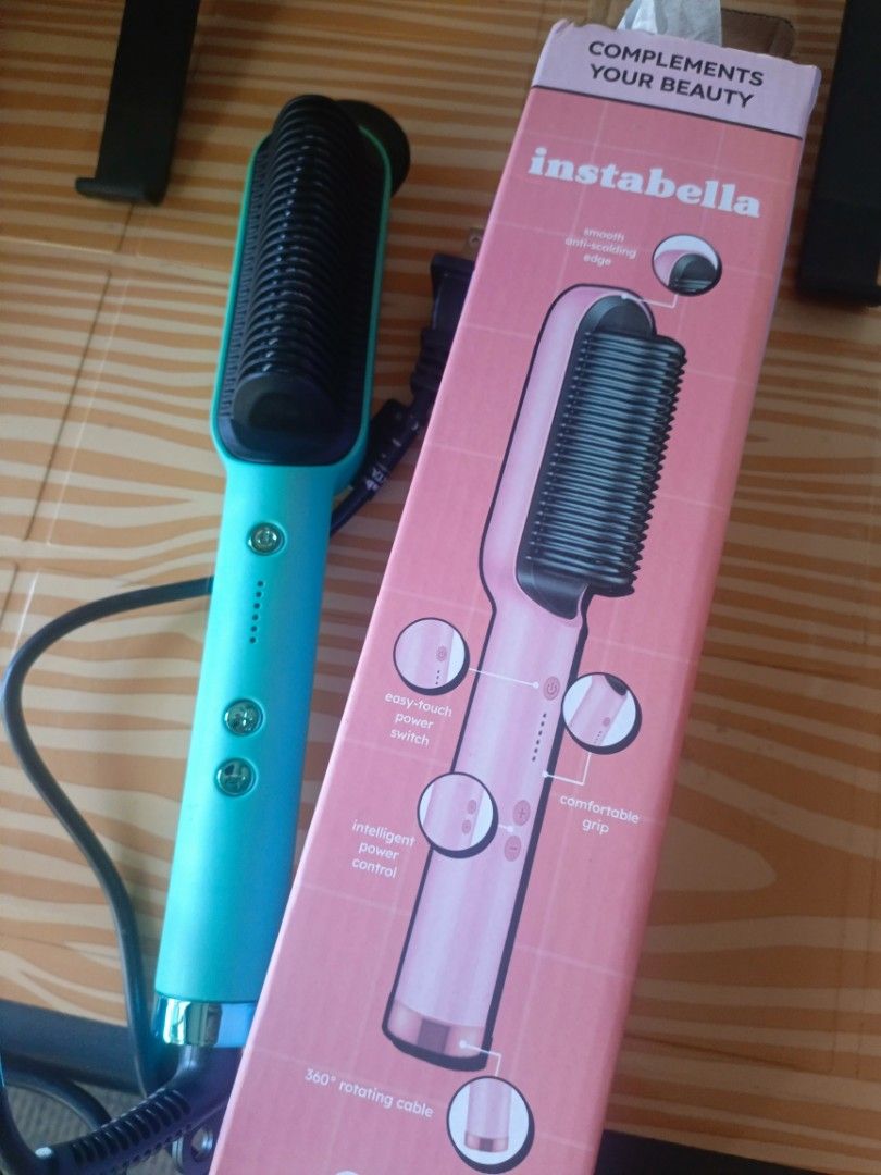 Instabella Hair Straightener, Beauty & Personal Care, Hair on Carousell