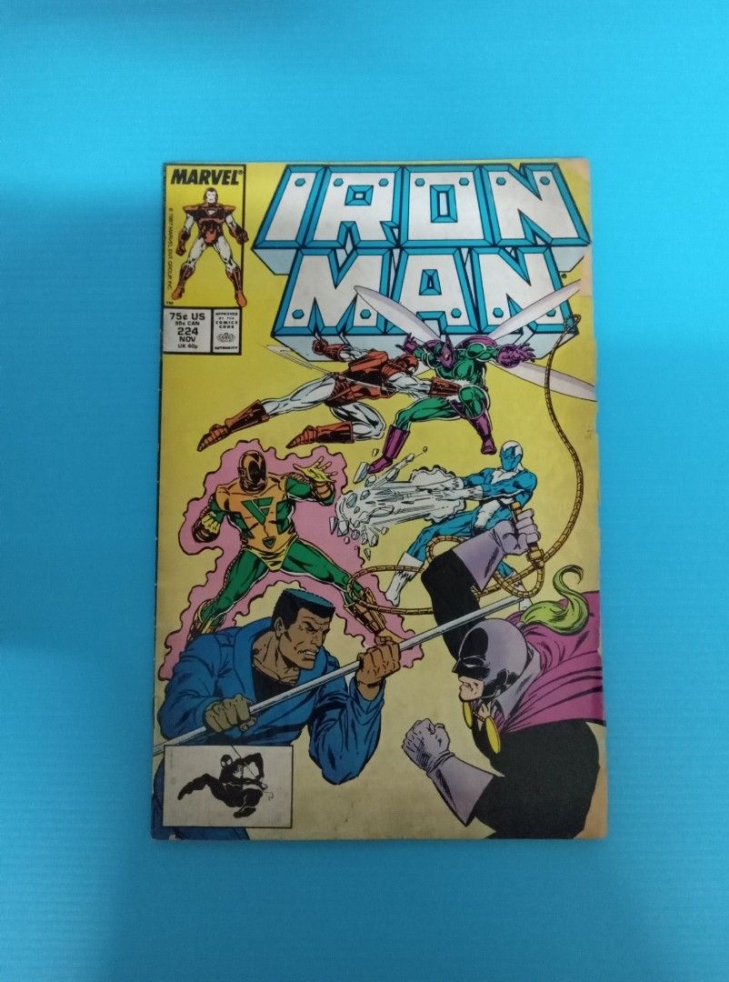 Iron Man #224 ( Bob Layton - Cover Art ) Marvel Copper Age Issue ...