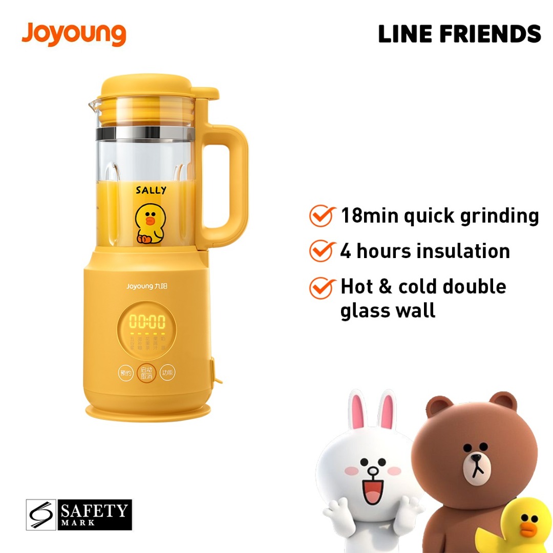 Joyoung Line Sally High Speed Food Processor 420ML Blender Fruit Soybean Juice Safety Mark, TV ...