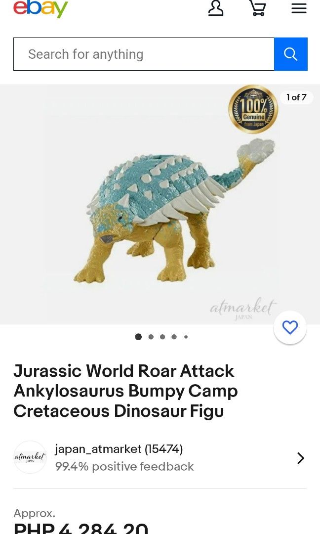 Jurassic World Camp Cretaceous BUMPY ANKYLOSAURUS Dinosaur, Hobbies ...