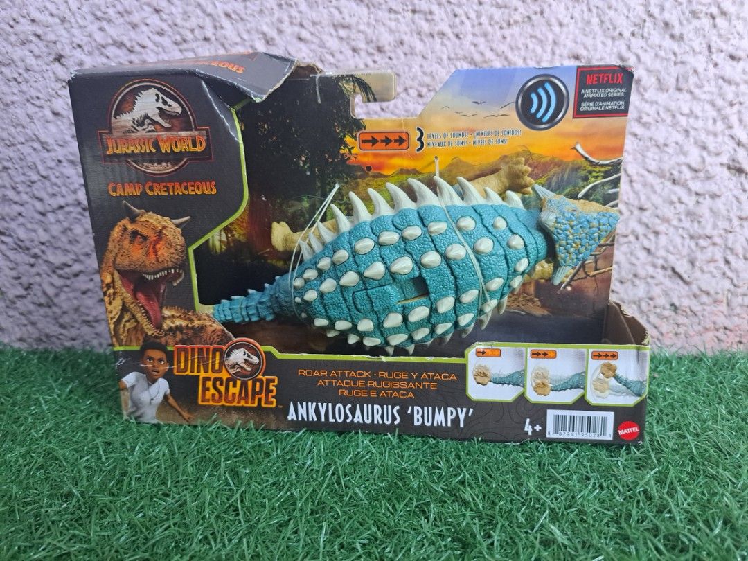 Jurassic World Camp Cretaceous BUMPY ANKYLOSAURUS Dinosaur, Hobbies ...