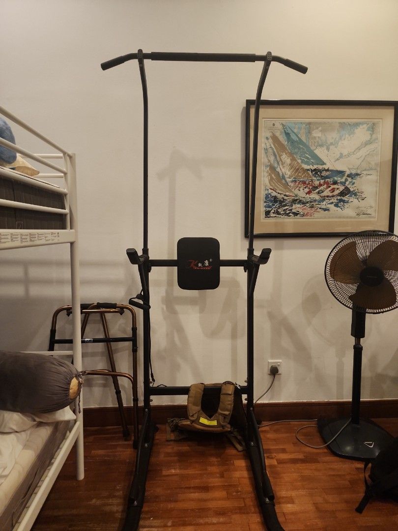 Kaikang Dip Pull Up Ab Station Rack, Sports Equipment, Exercise ...