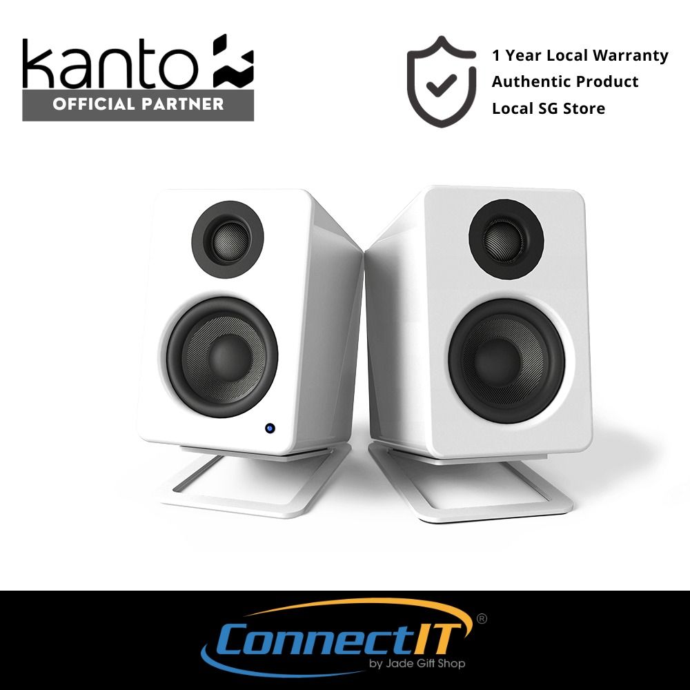 Kanto S2 Desktop Speaker Stand for Bookshelf Speakers/ Monitor Speakers, Audio, Other Audio ...