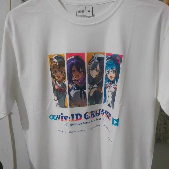 Kaos Anime Vtuber VIV:ID Cruise Hololive Meet Tour Asia T-Shirt ... Kaos Anime Vtuber VIV:ID Cruise Hololive Meet Tour Asia T-Shirt ...
