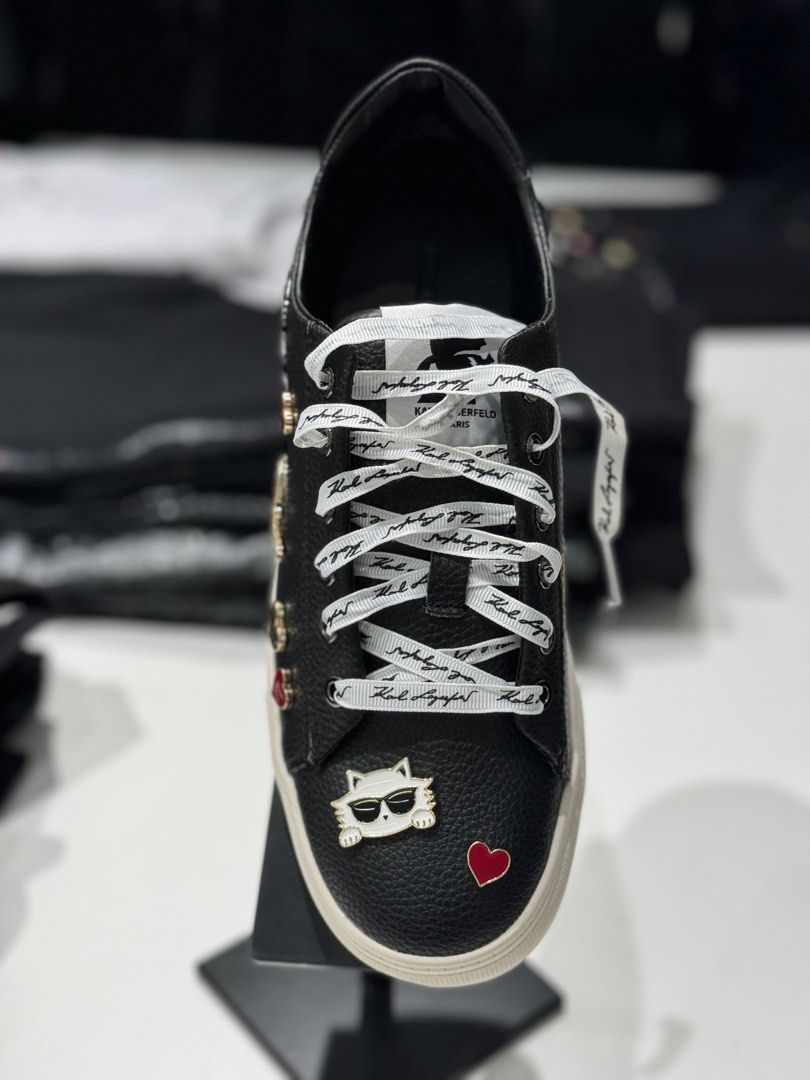 Karl Lagerfeld Cate Pins, Women's Fashion, Footwear, Sneakers on Carousell