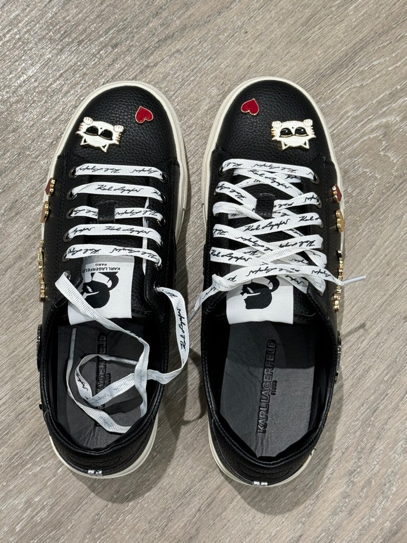 Karl Lagerfeld Cate Pins, Women's Fashion, Footwear, Sneakers on Carousell
