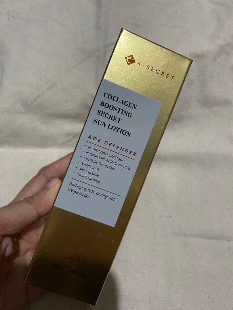 KSECRET COLLAGEN BOOSTING SECRET SUN LOTION, Beauty & Personal Care ...