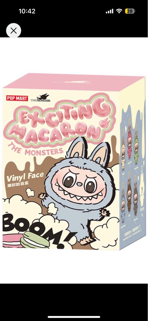 Labubu Exciting Macaron, Hobbies & Toys, Toys & Games on Carousell
