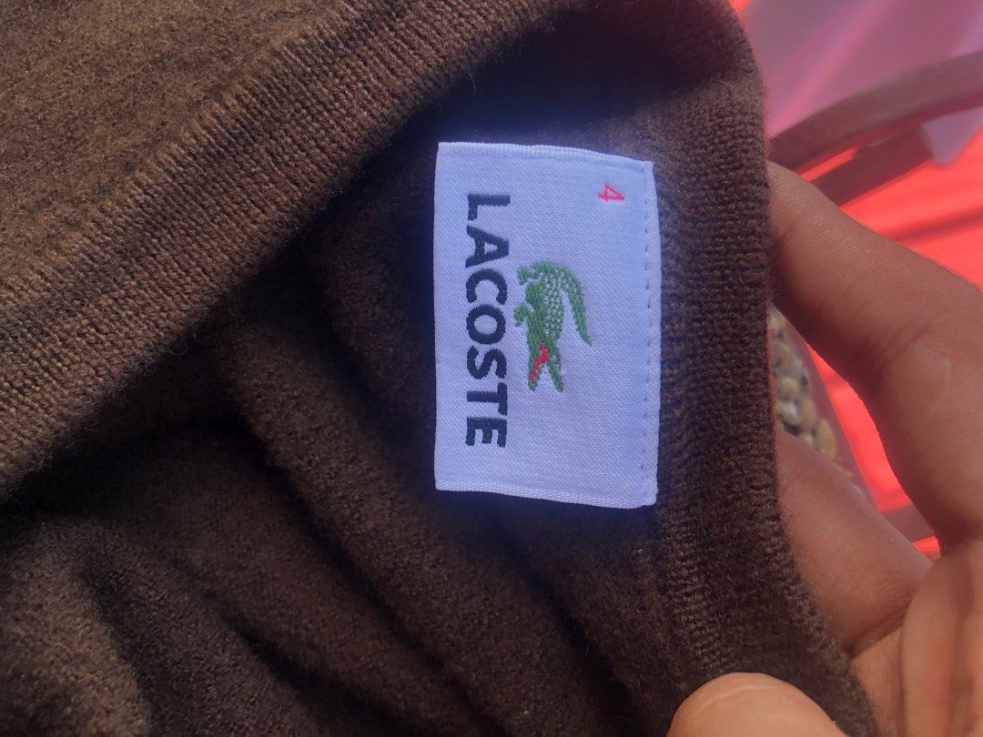 LACOSTE KNITTED VEST, Men's Fashion, Tops & Sets, Vests on Carousell