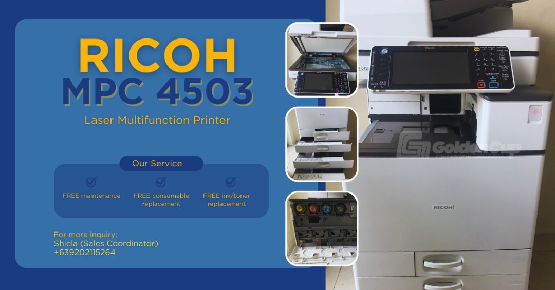 PHOTOCOPIER MACHINE: RICOH MPC 4503, Computers & Tech, Printers ...
