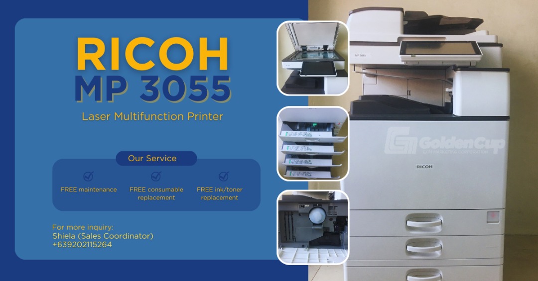 LASTER PRINTER: RICOH MP 3055, Computers & Tech, Printers, Scanners ...