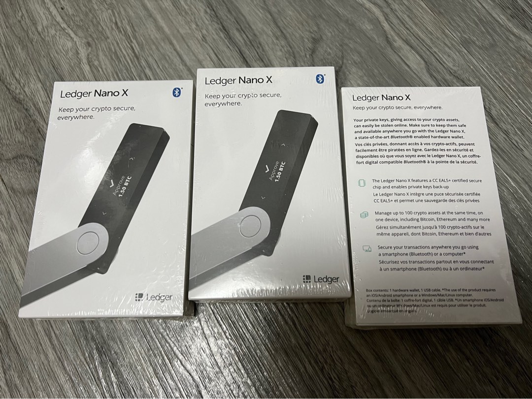 Ledger cold wallet nano x, Computers & Tech, Office & Business ...