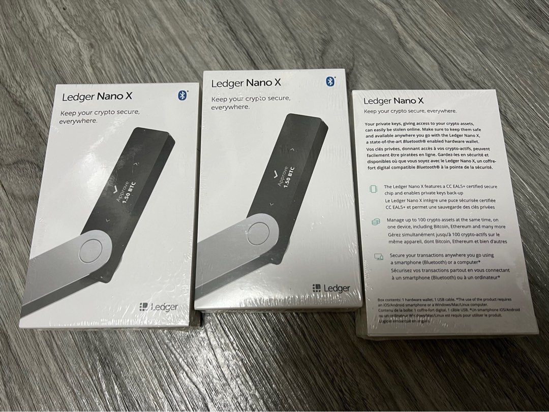 Ledger cold wallet nano x, Computers & Tech, Office & Business ...