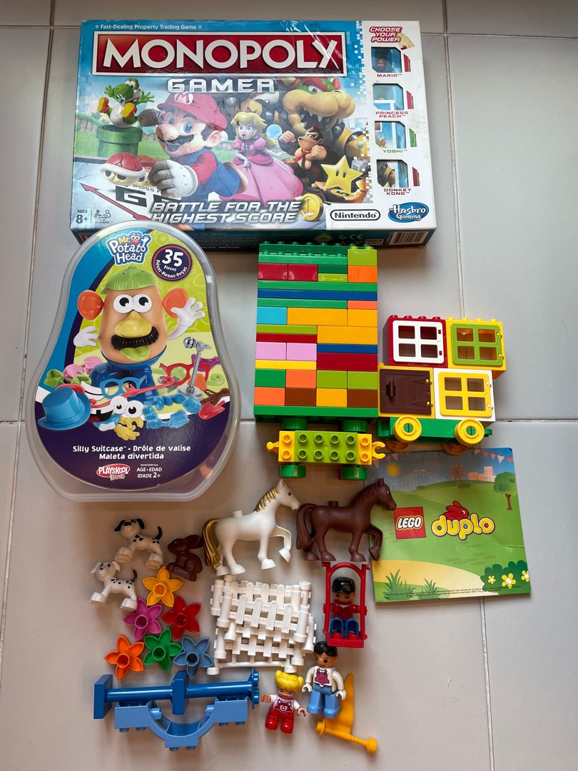 Lego Duplo Monopoly Mario Potato Head Set, Hobbies & Toys, Toys & Games ...
