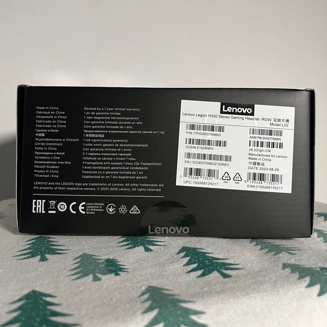 Lenovo Legion H300 Stereo Gaming Headset, Audio, Headphones & Headsets ...