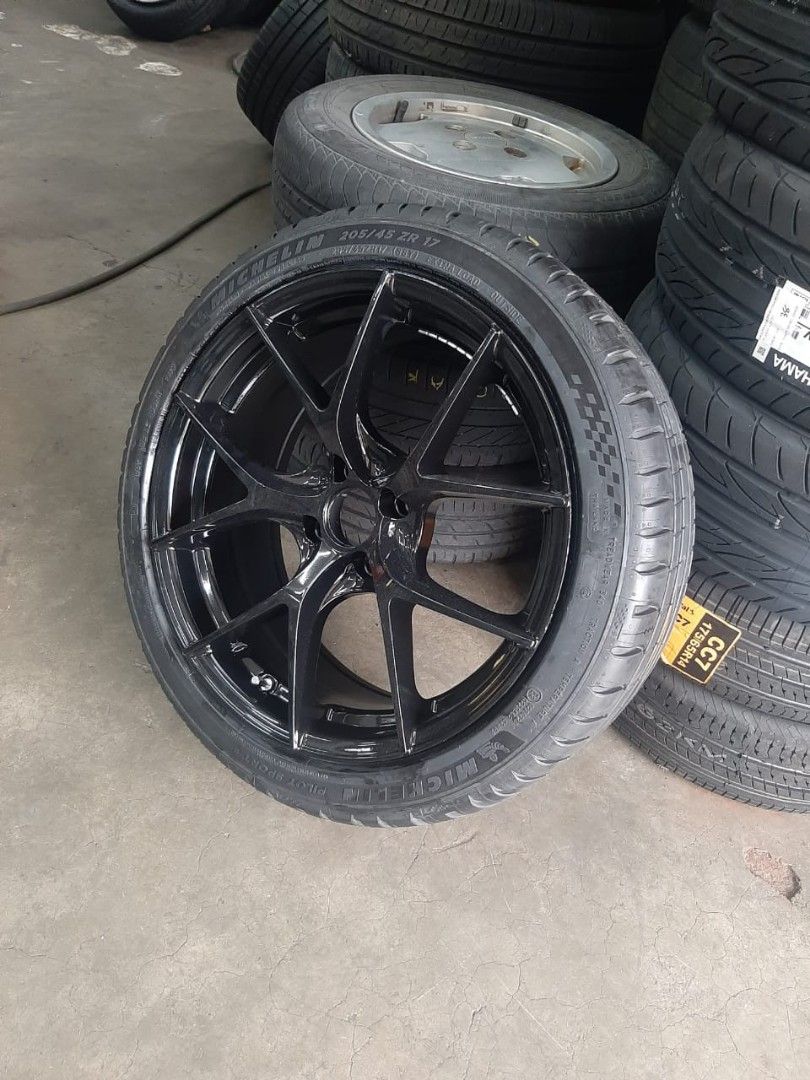 LENSO Jager Dyna Sports Rim 17" inch, Car Accessories, Tyres & Rims on ...